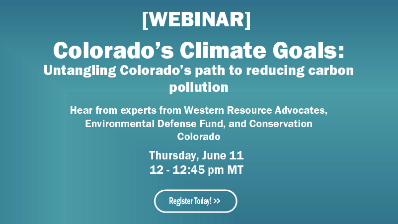 Webinars Archive - Western Resource Advocates